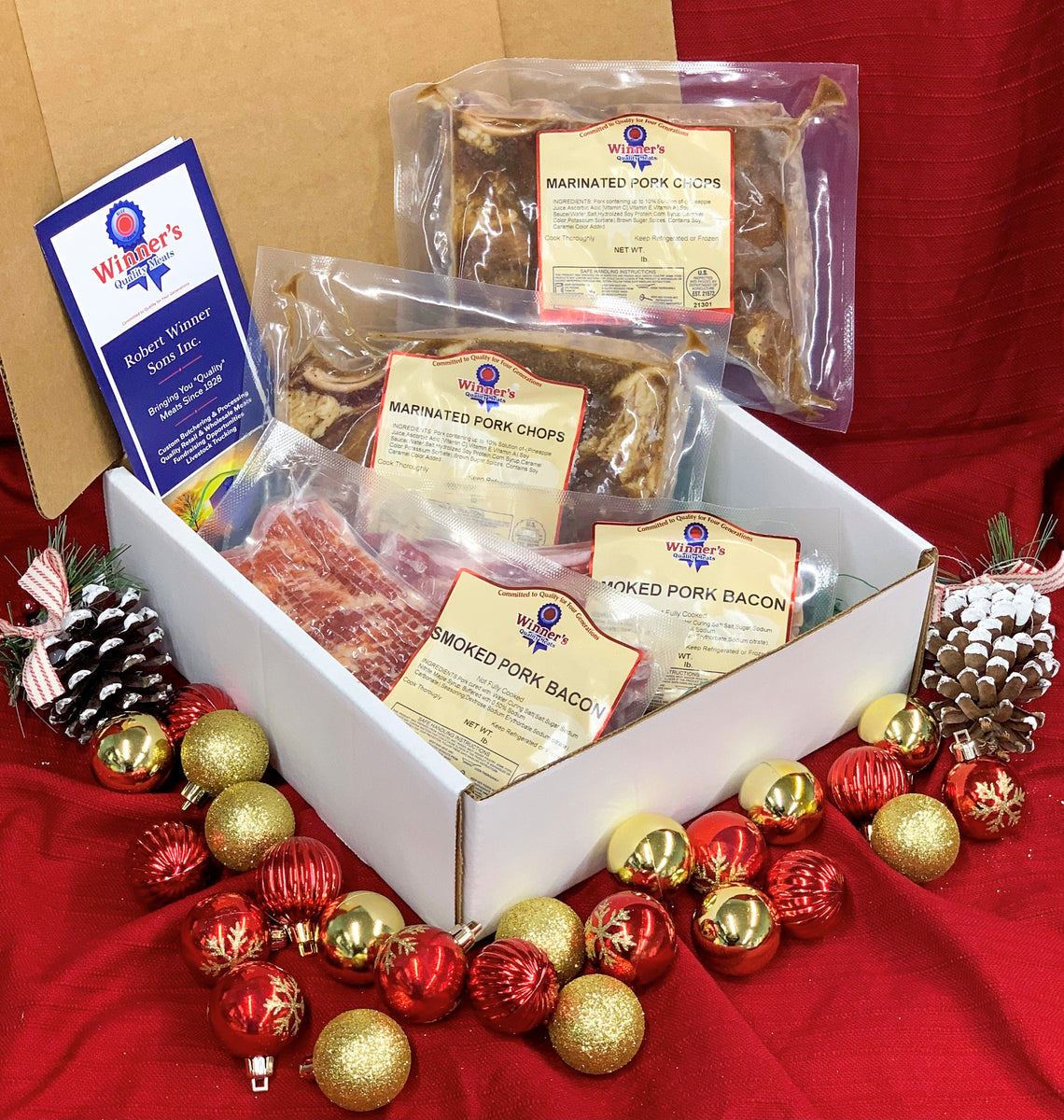 Famous Marinated Chops & Bacon Bundle – Winner's Meats